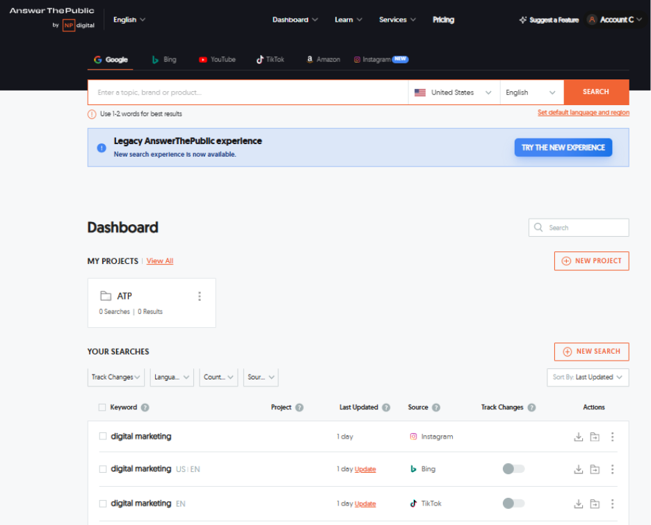 AnswerThePublic Starter Guide – AnswerThePublic